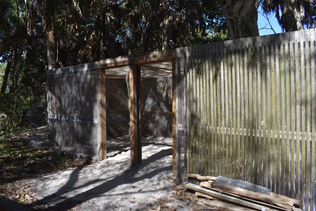 CROW finishes building four new rehab enclosures - SANIBEL-CAPTIVA ...